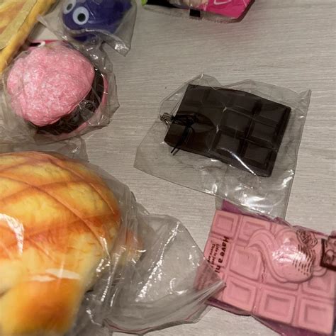 Squishy Lot Rare Kawaii Sammy Cream Puff Crackling Depop