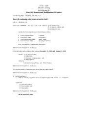 DOL 2309 Lab 2 July18 2018 Doc ITSE 2309 Distant Learning LAB 2a And