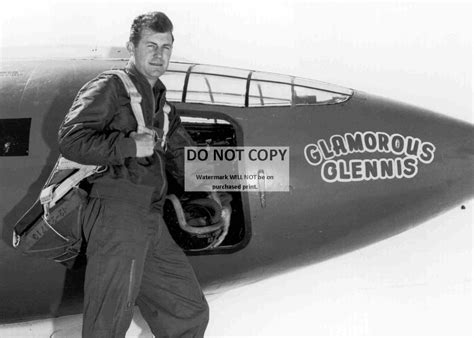 5x7 Photo Chuck Yeager In Front Of The Bell X 1 Glamorous Glennis