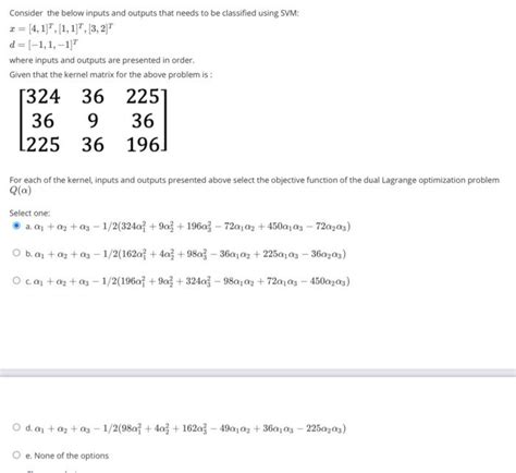 Consider The Below Inputs And Outputs That Needs To
