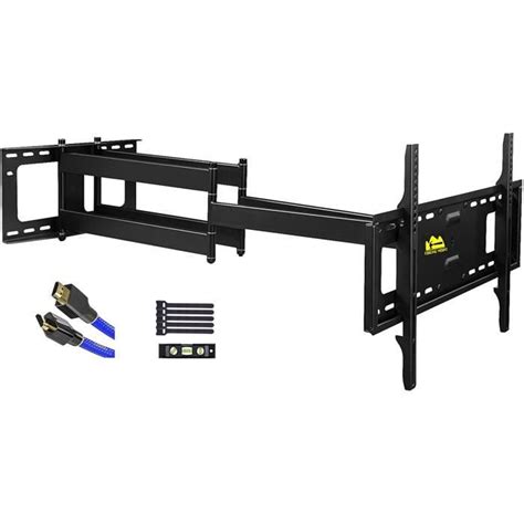 FORGING MOUNT Support Mural Pour TV Longue Porte Mm Bras Articul Inclinable Et Pivotant Pour TV