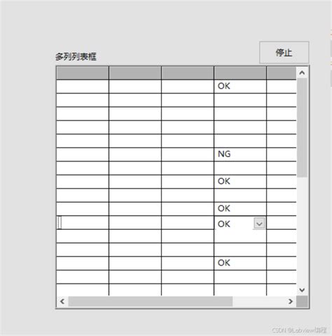 Labview多列列表格通过下拉列表赋值labview多列列表框写入数据 Csdn博客