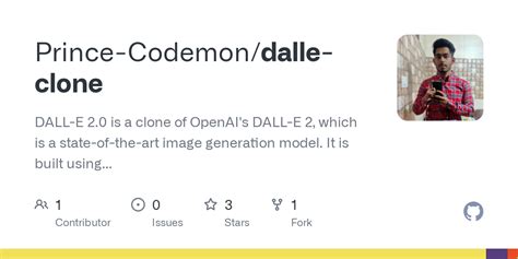 Github Prince Codemon Dalle Clone Dall E Is A Clone Of Openai S