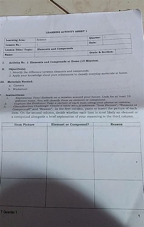 LEARNING ACTIVITY SHEET 1 Learning Area StudyX