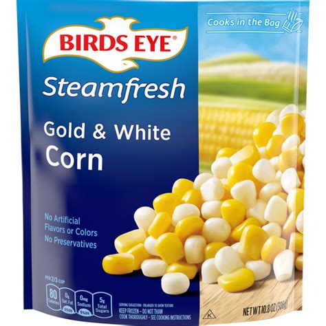 Birds Eye Steamfresh Gold And White Corn Frozen Vegetable 108 Oz