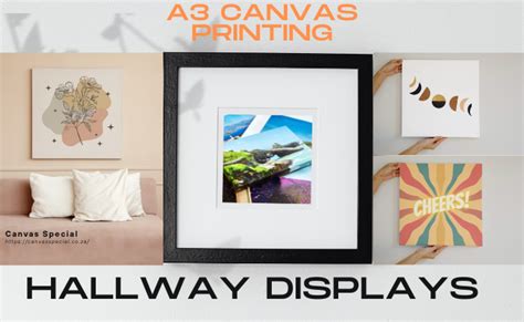 A3 Canvas Printing Displays In Hallway Canvas Special