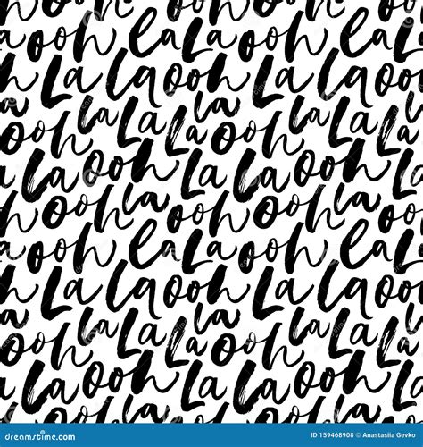 Oh Lala Vector Decorative Cursive Calligraphy Set