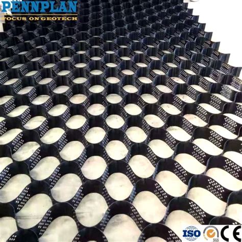Hdpe Smooth Andtexture Geocells Honeycomb Perforated Plastic Gravel Grid