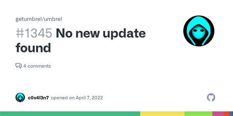 No New Update Found Issue Getumbrel Umbrel GitHub