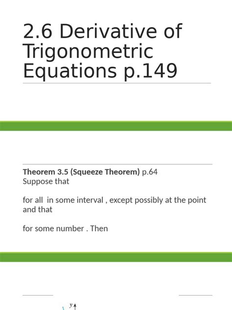 2 6 Derivative Of Trig Functions Pdf