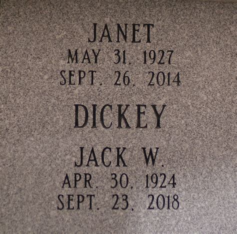 Jack W Dickey 1924 2018 Find A Grave Memorial