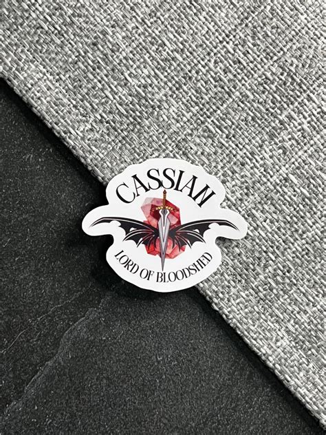 Acotar Cassian Sticker Officially Licensed Etsy