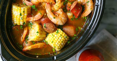 Slow Cooker Shrimp Boil Damn Delicious