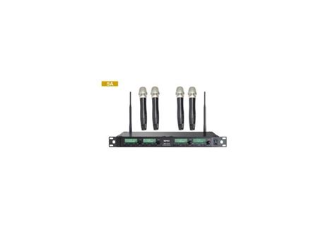 Mipro Trådløs mikrofonsett ACT-343 4 x Håndsender Ladbar 5A 506-530MHz ...