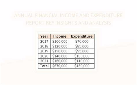 annual financial income and expenditure report key insights analysis