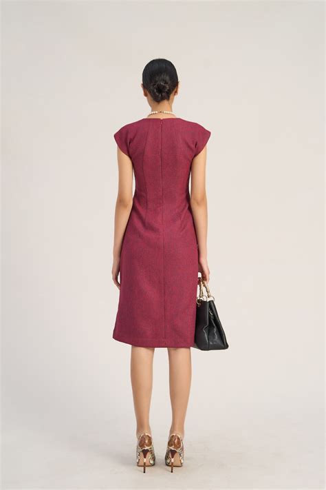 Đầm Ruby Nữ Hồng Ruốc Thời Trang F2 Chuyên Linen Cao Cấp