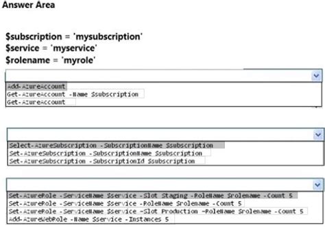 how should you configure the relevant windows powershell script