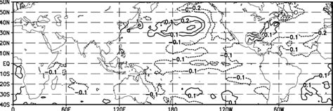Sst Anomalies Regressed On The Normalized Tio Index Based On Winter