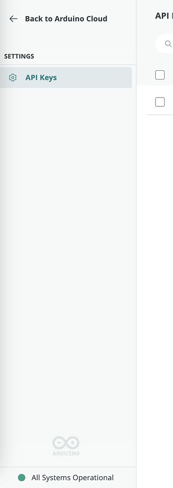 Api Key Generation Page Not Available On Home Screen Cloud Iot Arduino Forum