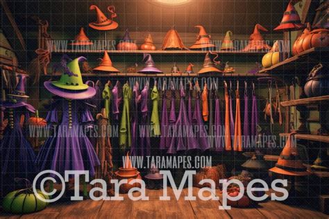 Witch Closet Digital Backdrop Halloween Digital Background Digital