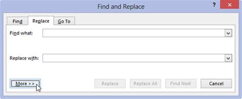 How To Find And Replace Formatting In Word Dummies