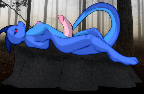 Rule 34 1futa Anthro Areola Big Penis Blue Body Blue Scales Blue Skin
