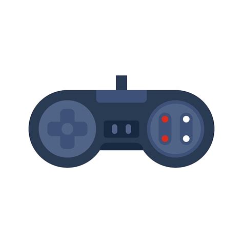 Ícone De Joystick De Jogos Arcade Ilustração Plana Do ícone Vetor De