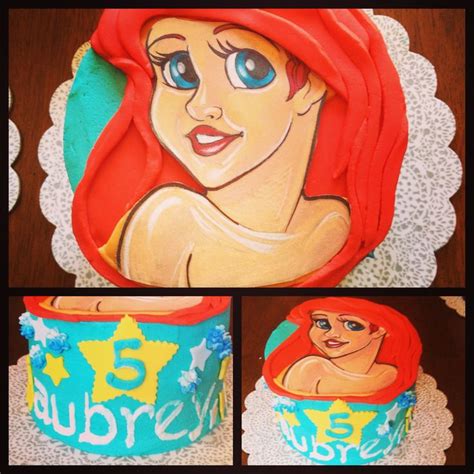 Ariel Birthday Cake