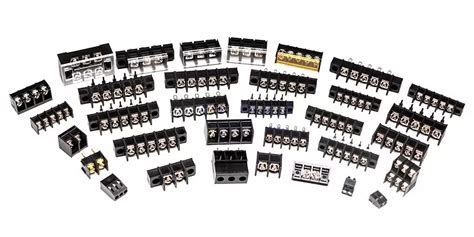 Panel Feed Through Terminal Block 4 Pin 30a 600v Straight