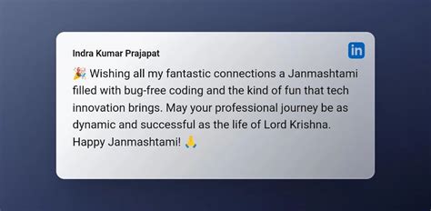 Happyjanmashtami Connections Flutterdeveloper Linkedin Krishna