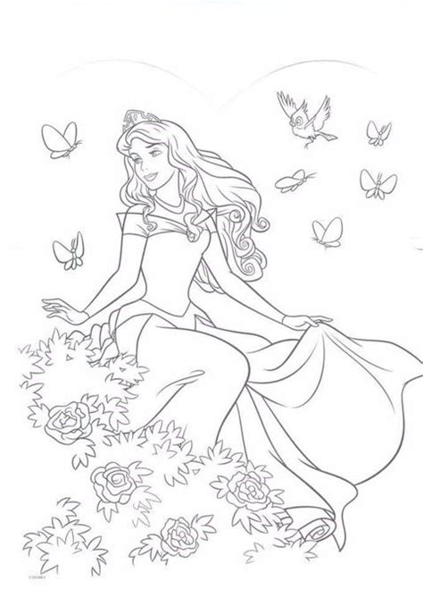 잠자는 숲 속의 공주 Aurora 오로라공주 색칠공부 컬러링 도안 네이버 블로그 Free Disney Coloring Pages Cinderella