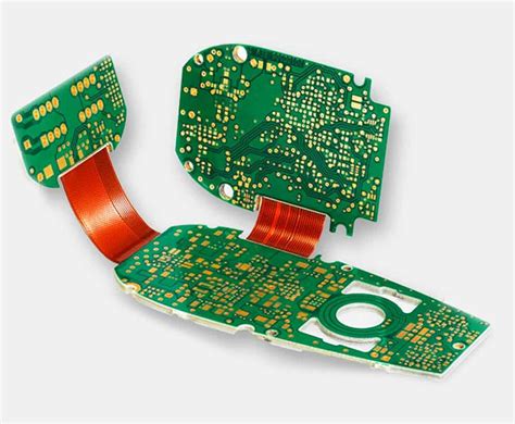 ENEPIG Rigid Flex PCB Fabrication 6 5mm Flexible PCB Material