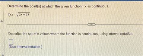 solved determine the point s ﻿at which the given function