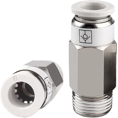 m5 1 8 1 4 3 8 1 2 bsp threaded pneumatic check valve