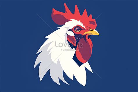 화려한 만화 수탉 일러스트 무료 다운로드 Lovepik