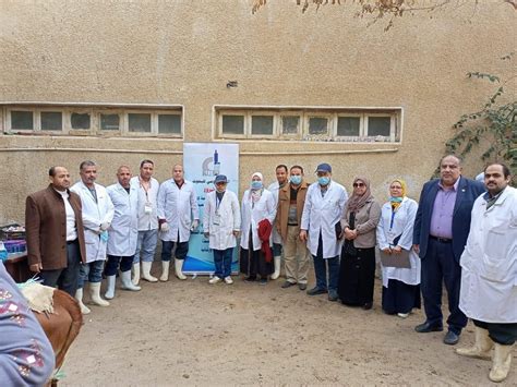 محافظ الفيوم قافلة بيطرية مجانية لتنمية الثروة الحيوانية بقرية