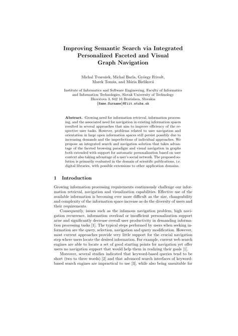 Pdf Improving Semantic Search Via Integrated Personalized Faceted And