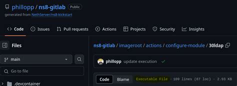 Configure Module Actions Development Nethserver Community