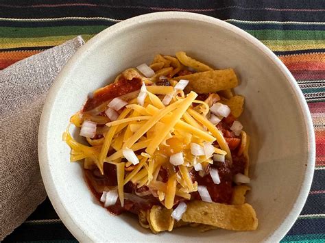 Delicious Frito Pie Its In The Bag Heating It Up