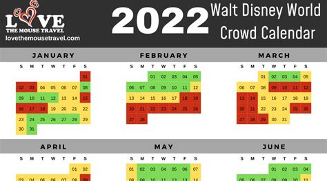 Disneyworld Crowd Calendar 2023