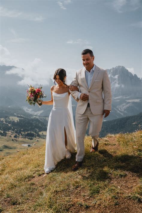 Colorful Summer Brunch Micro Wedding In The Dolomites Junebug