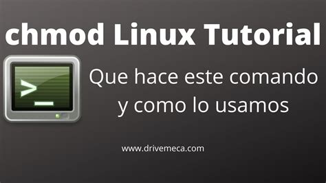 Chmod Linux Tutorial Que Hace Este Comando Y Como Lo Usamos YouTube