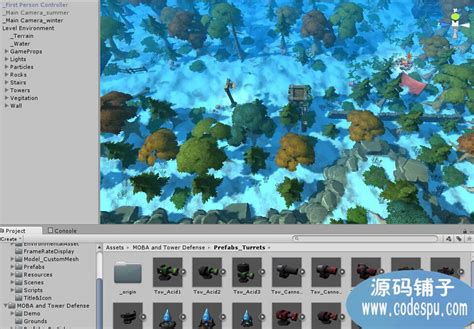 画面很好的unity塔防游戏源码 C脚本 Unity 460 以上1 源码海洋网