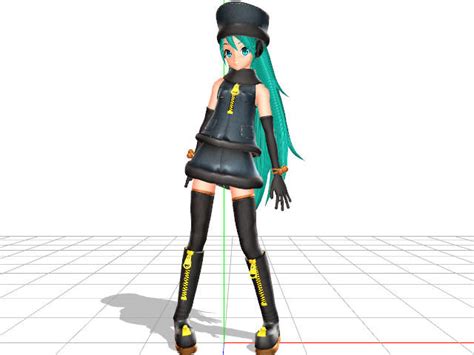 Mmd Winter Miku By Piccolagoccia On Deviantart