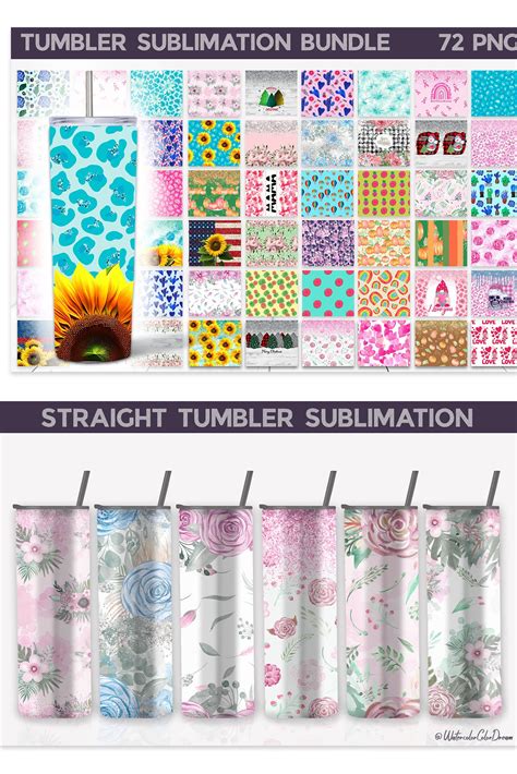 Sublimation Tumbler Bundle 20 Oz Tumbler Wrap Bundle
