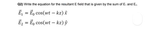Answered Q2 Write The Equation For The… Bartleby