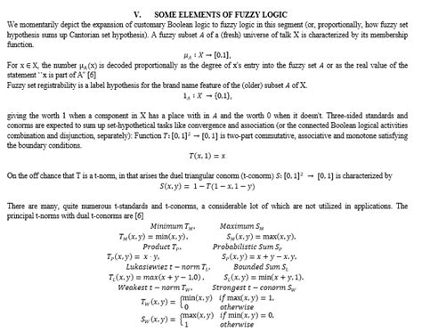 Application Of Fuzzy Logic In Artificial Intelligence
