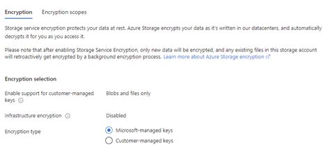 Problems With Infrastructure Encryption Azure Storage Microsoft Qanda