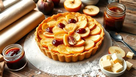 Recette Facile Tarte Aux Pommes Et Confiture De Figues