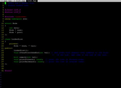 Solved 1 Include Listhpp 2 Mplenentation Elle Rorlab Or